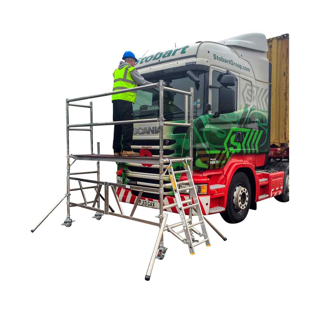 Windscreen Access Scaffold Tower